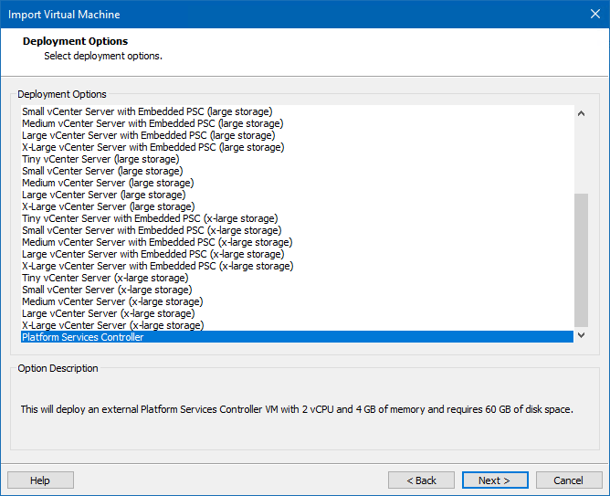 Deploy VCSA in Workstation 14 – The Wifi-Cable
