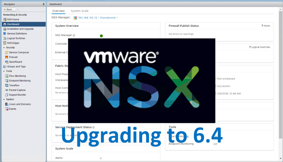 Upgrading to NSX 6.4 – The Wifi-Cable