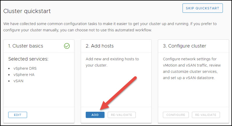 vSphere 6.7 Cluster Quickstart – The Wifi-Cable