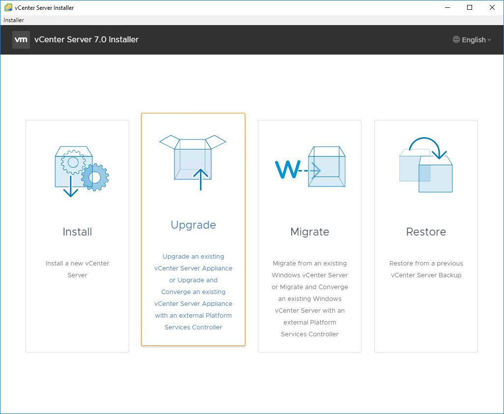 Upgrade vCenter 6.5 to vCenter 7.0 with GUI – The Wifi-Cable
